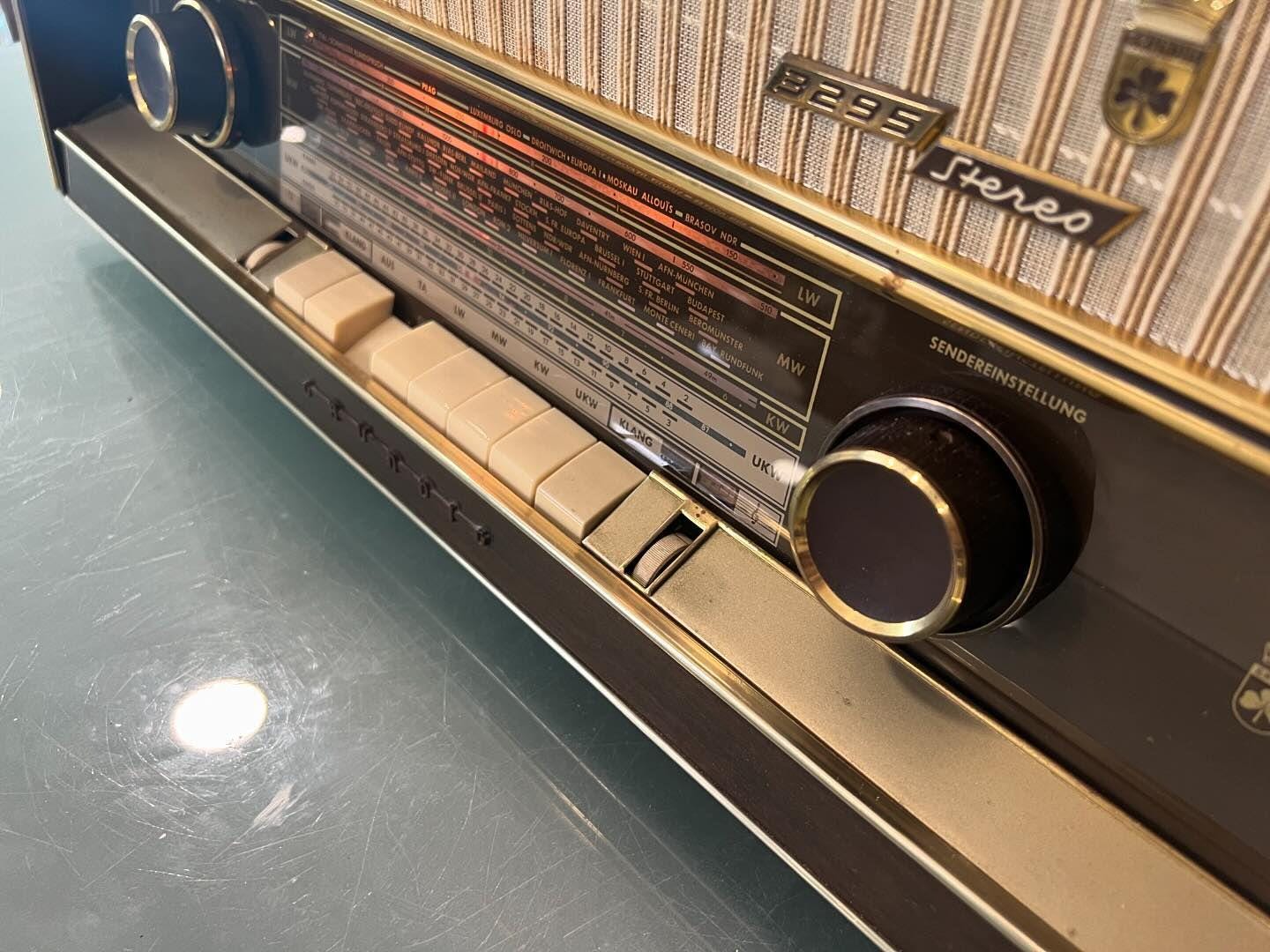 Antique Grundig Tube Radio with Record Player, Plays All Speeds, Origi ...